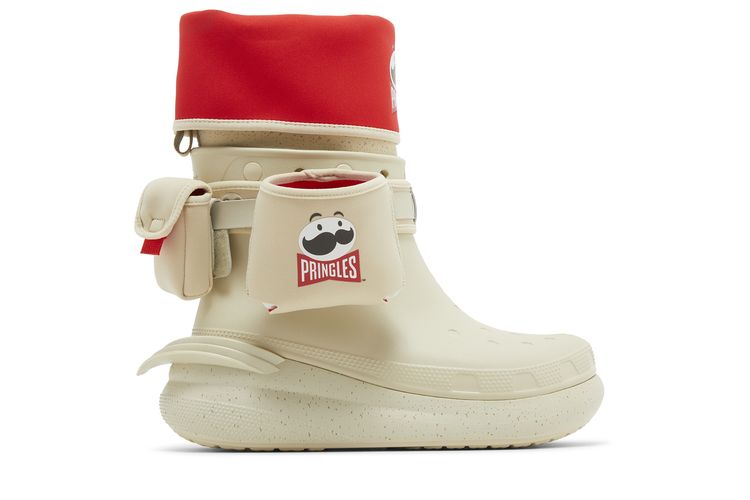 Buy Pringles x Crocs Classic Crush Boot 'Bone' - 209691 2Y3 | GOAT