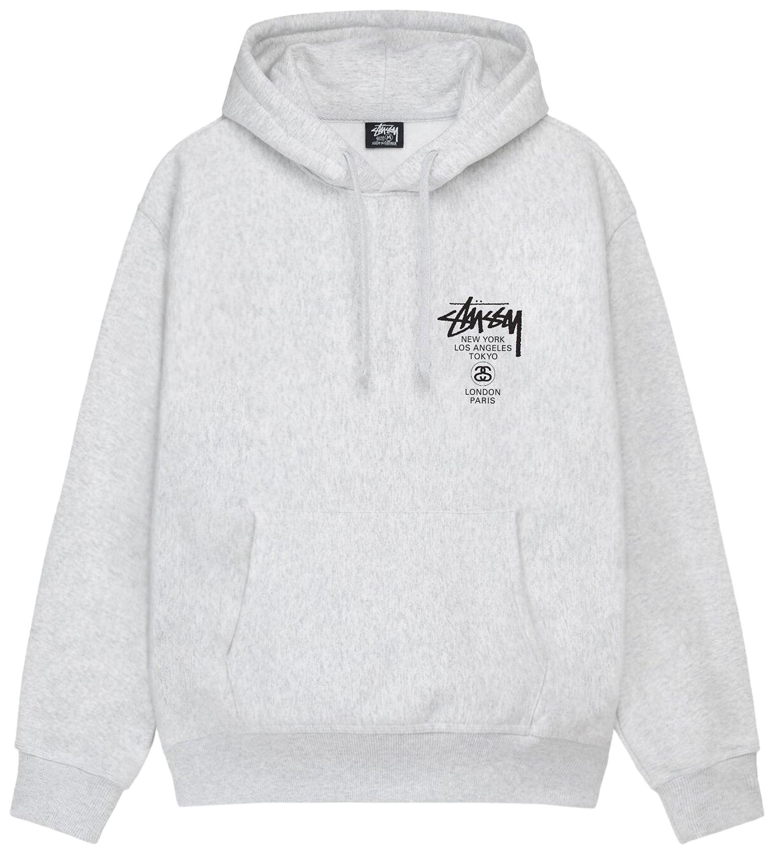 Buy Stussy World Tour Hood 'Ash Heather' - 3923860 ASH | GOAT