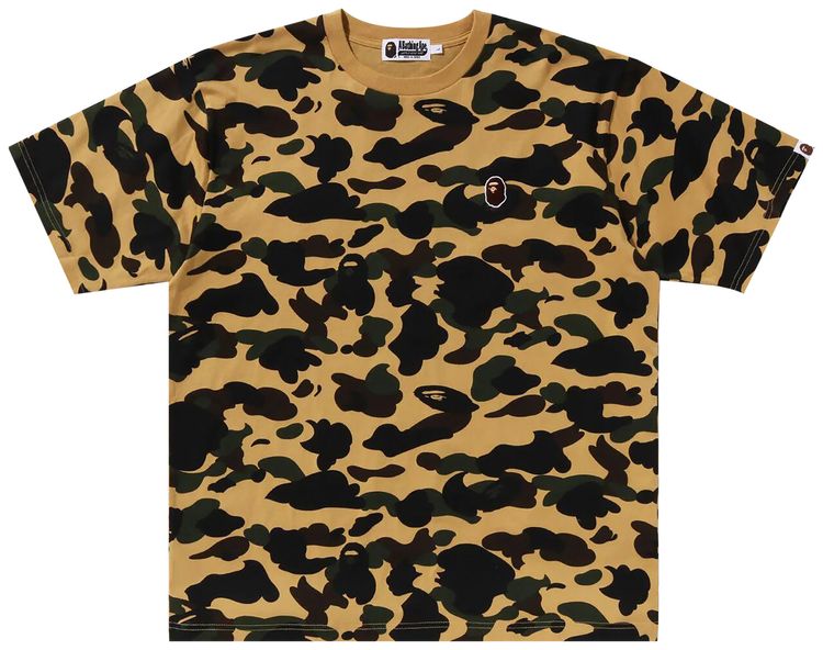 Buy BAPE 1st Camo One Point Tee 'Yellow' - 1K30 109 006 YELLOW | GOAT