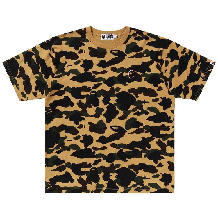 Buy BAPE 1st Camo One Point Tee 'Yellow' - 1K30 109 006 YELLOW | GOAT