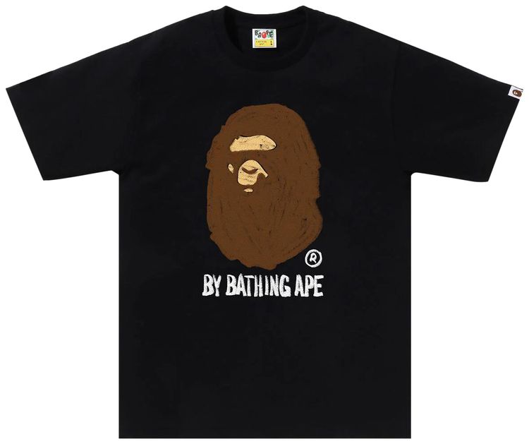 Buy BAPE Hand Draw By Bathing Ape Tee 'Black' - 1K30 110 311 BLACK | GOAT
