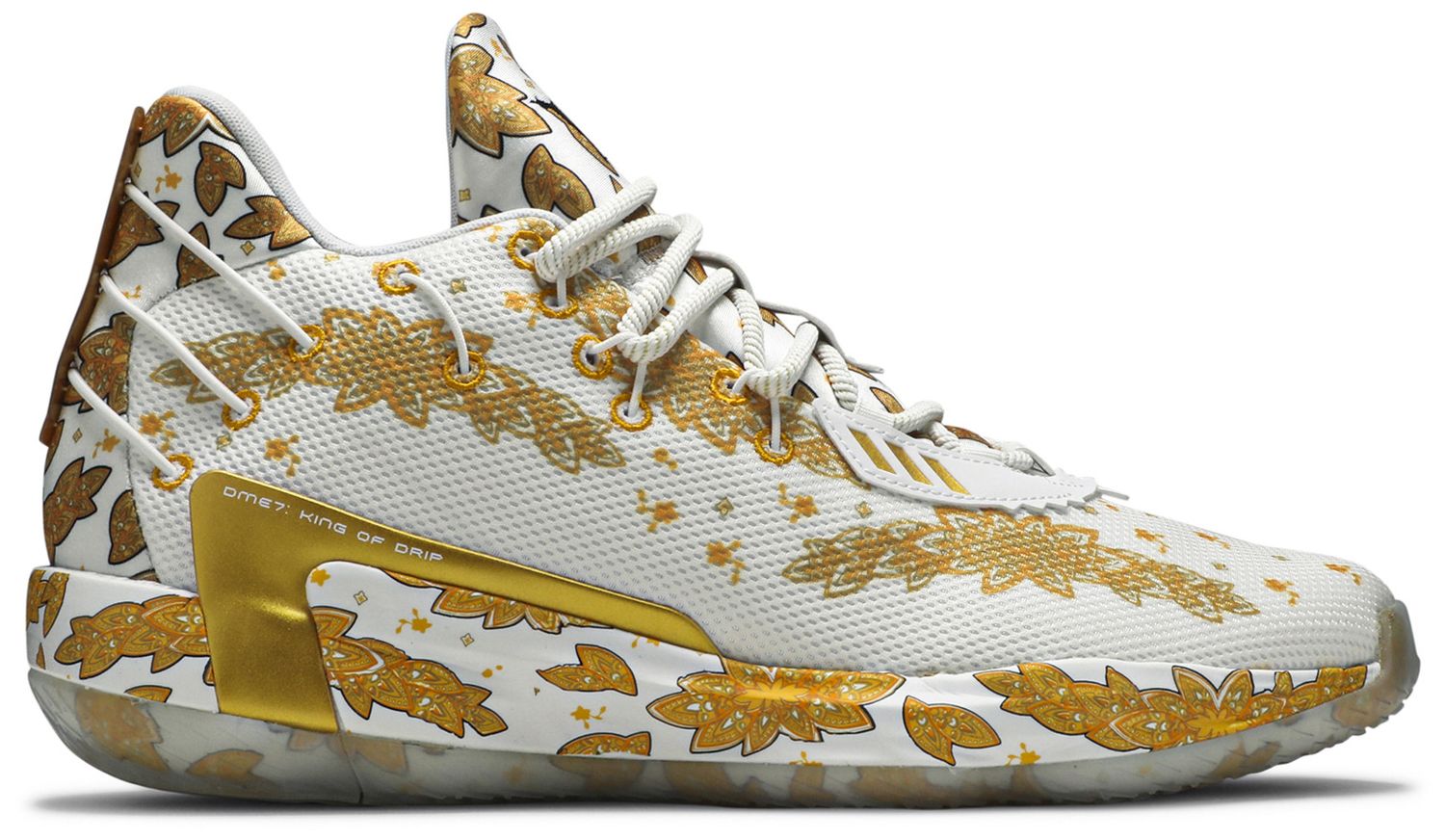 Buy Ric Flair x adidas Dame 7 'White Gold Metallic' - FX6616 | GOAT