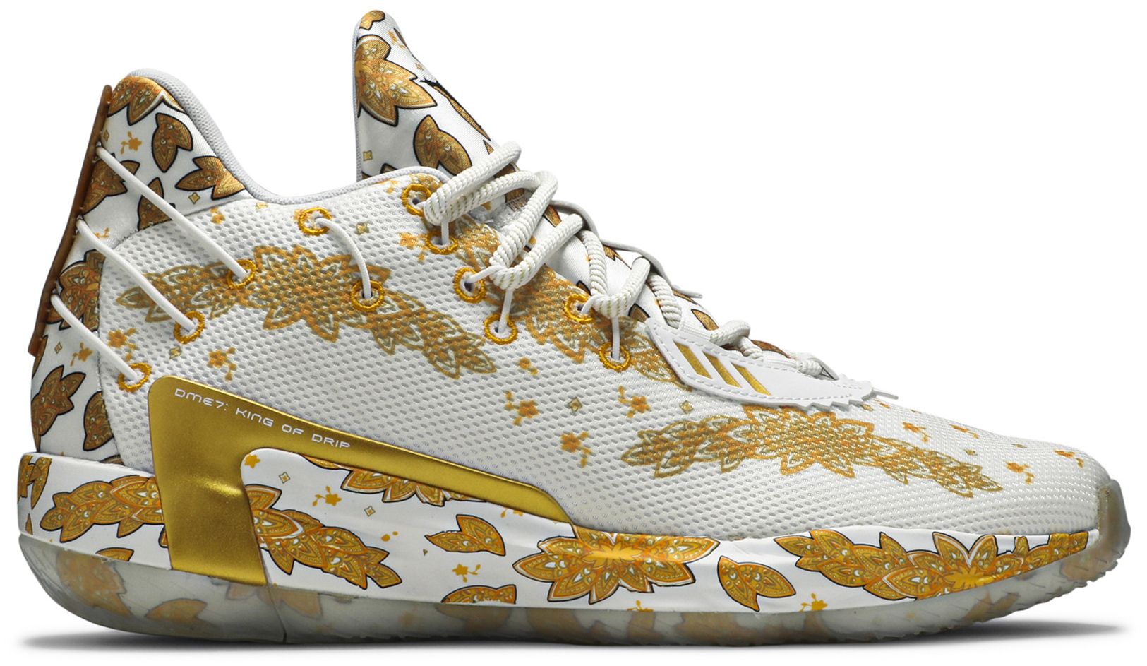 Buy Ric Flair x adidas Dame 7 'White Gold Metallic' - FX6616 | GOAT