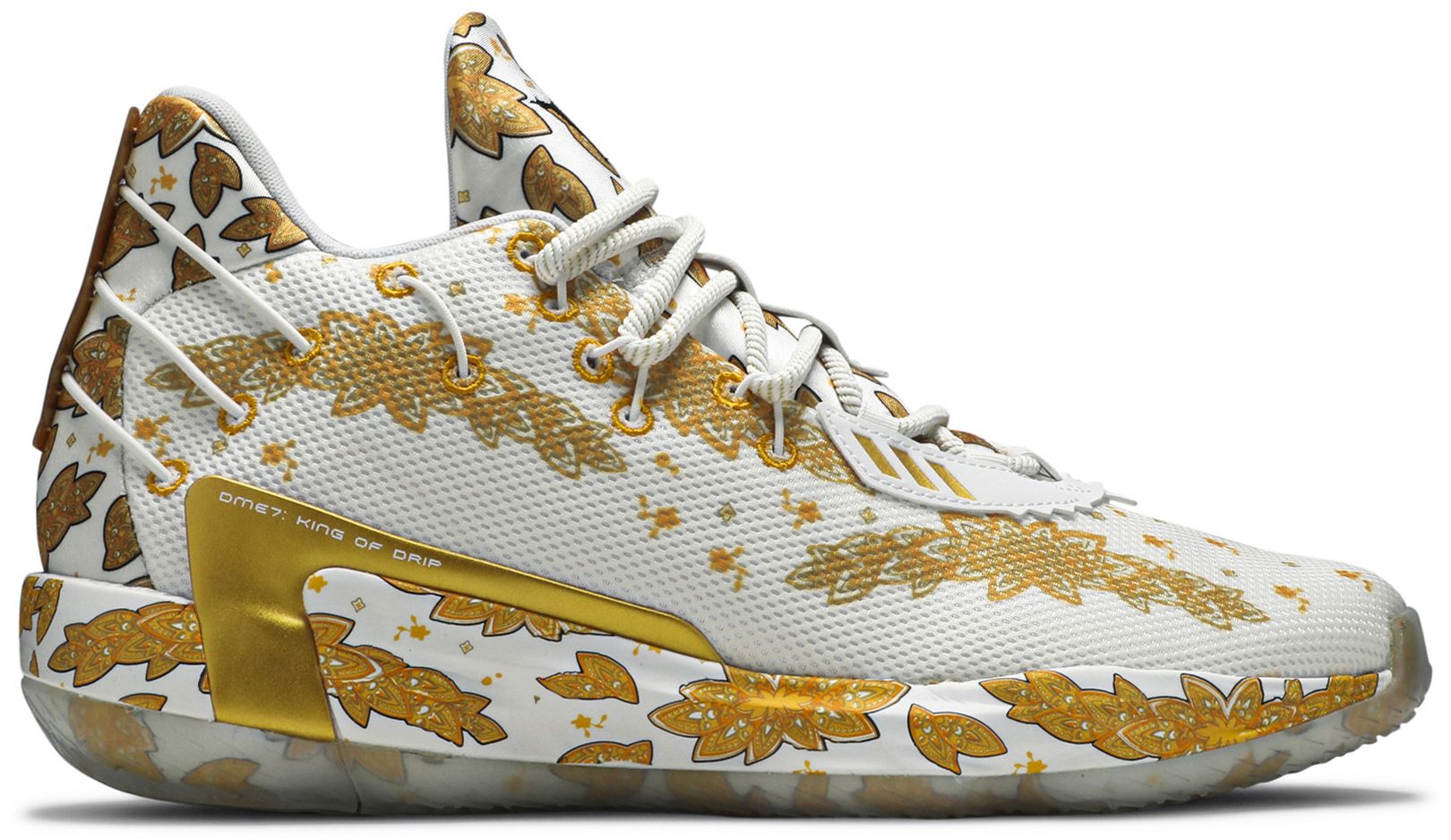 Buy Ric Flair x adidas Dame 7 'White Gold Metallic' - FX6616 | GOAT