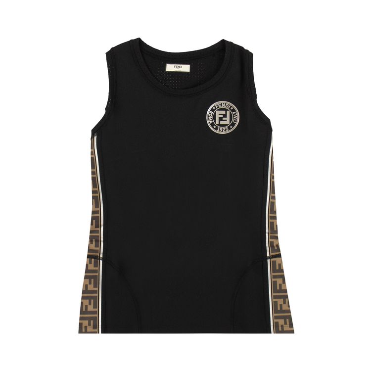 Buy Fendi Logo Tank Top 'Black /Silver' - FAF093 AB4A FOGME | GOAT UK