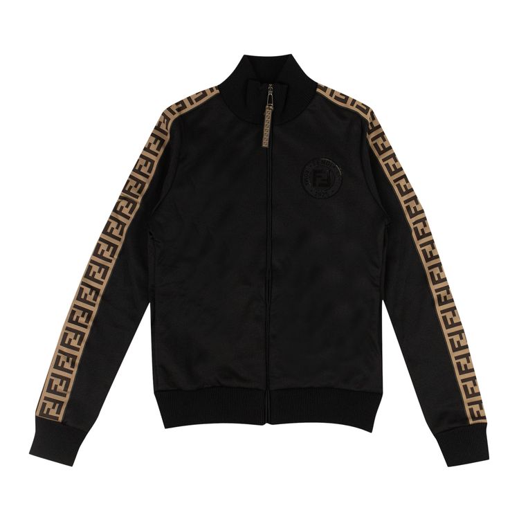 Buy Fendi FF Track Jacket 'Black/Tobacco' - FAF069 A8WL F13IY | GOAT