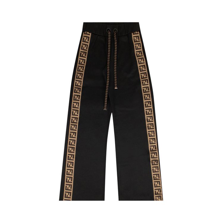 Buy Fendi Jersey Track Pants 'Black/Tobacco' - FAB157 A8WL F13IY | GOAT