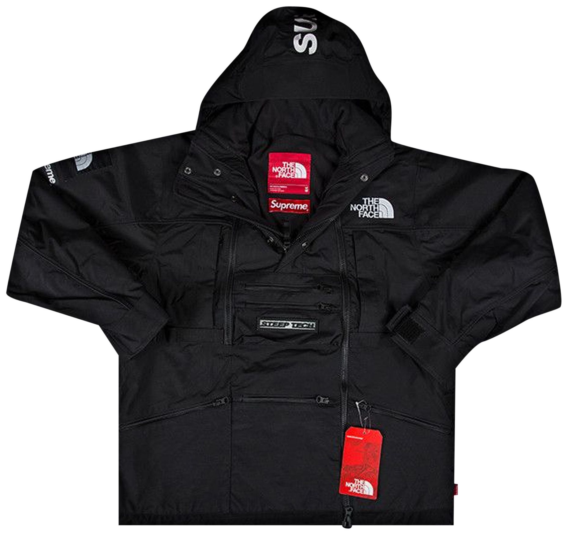 Buy Supreme x The North Face Steep Tech Hooded Jacket 'Black' - SS16J1 ...