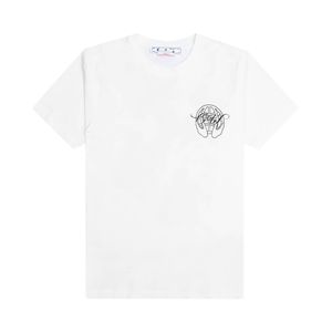Buy Off-White Hand Arrow Over T-Shirt 'White/Black ...