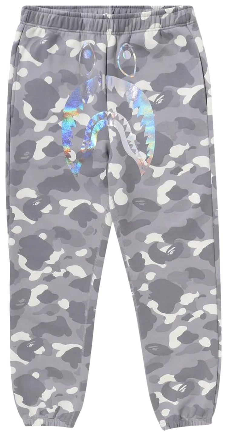 Buy BAPE City Camo Shark Sweat Pants 'Grey' - 1K30 152 005 GREY | GOAT