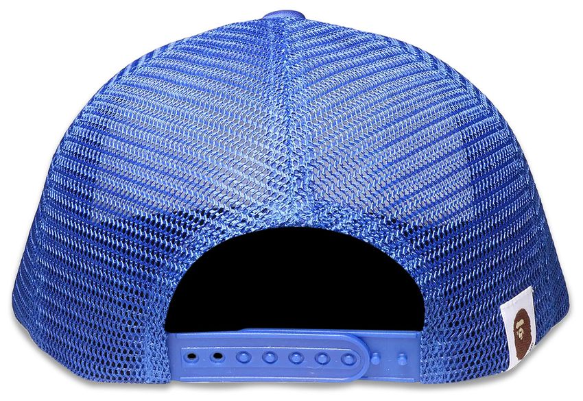 Buy BAPE College Mesh Cap 'Blue' - 1K30 180 004 BLUE | GOAT