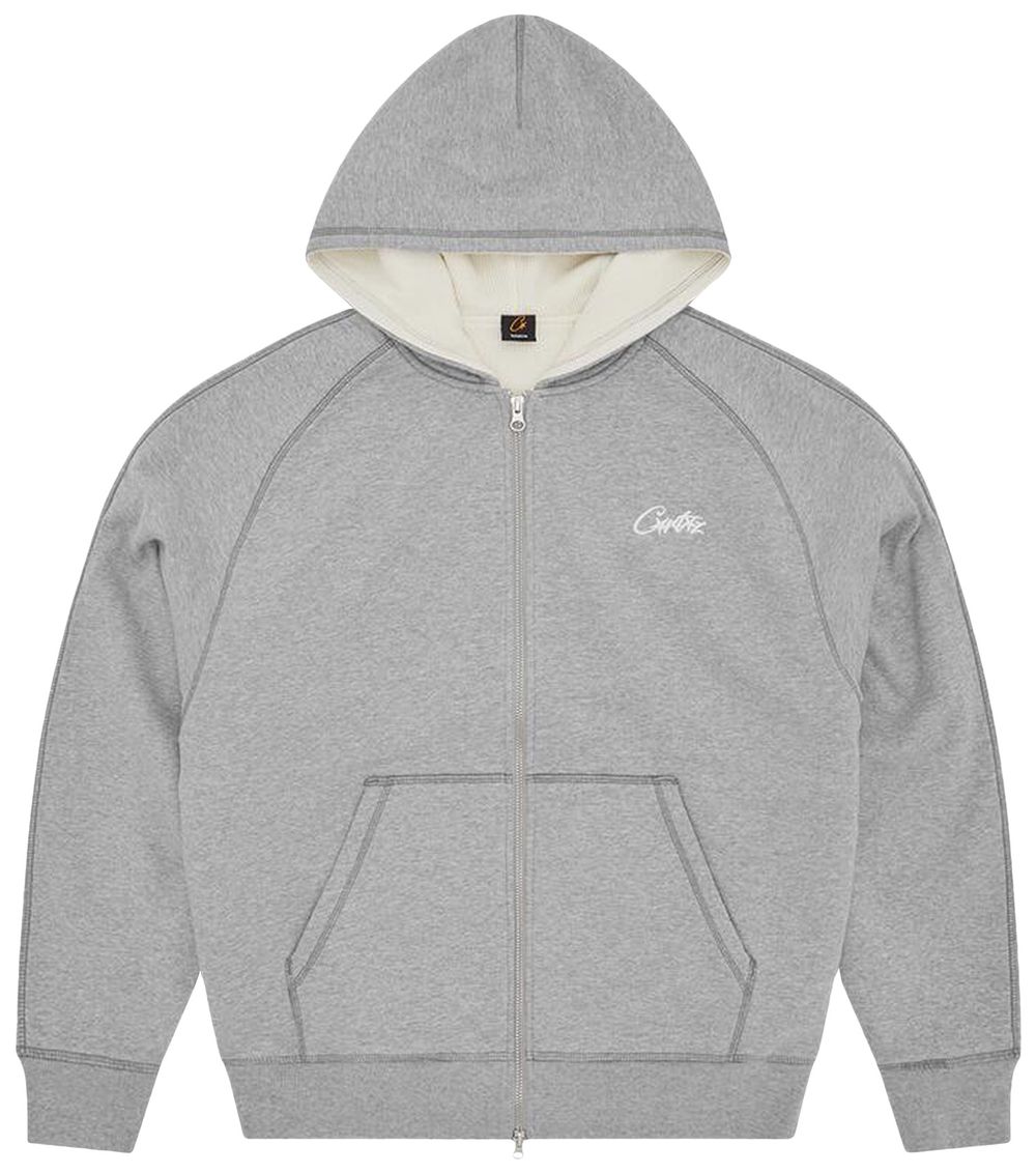 Buy Corteiz HMP Thermal Zip Hoodie 'Heather Grey' - 7892 1SS240319HTZH ...