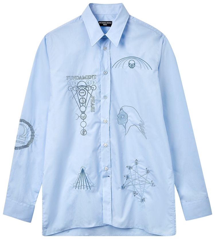 raf simons embroidered