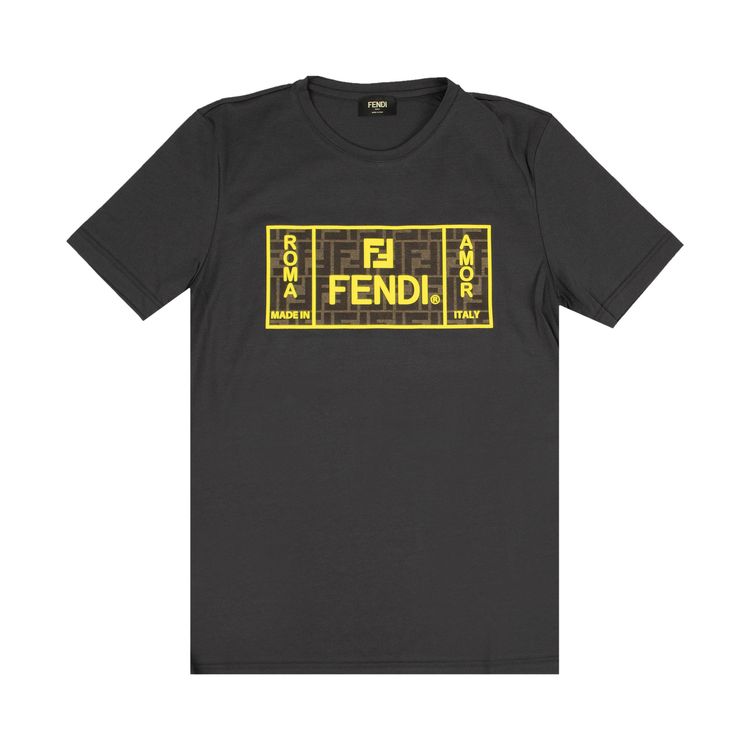 Buy Fendi FF Short-Sleeve T-Shirt 'Grey' - FAF532 A54P F16WX | GOAT UK