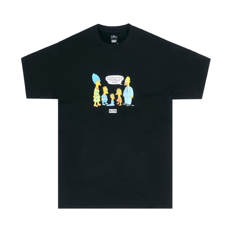 Buy Kith For The Simpsons Original Family Tee 'Black' - KH030002 100 | GOAT