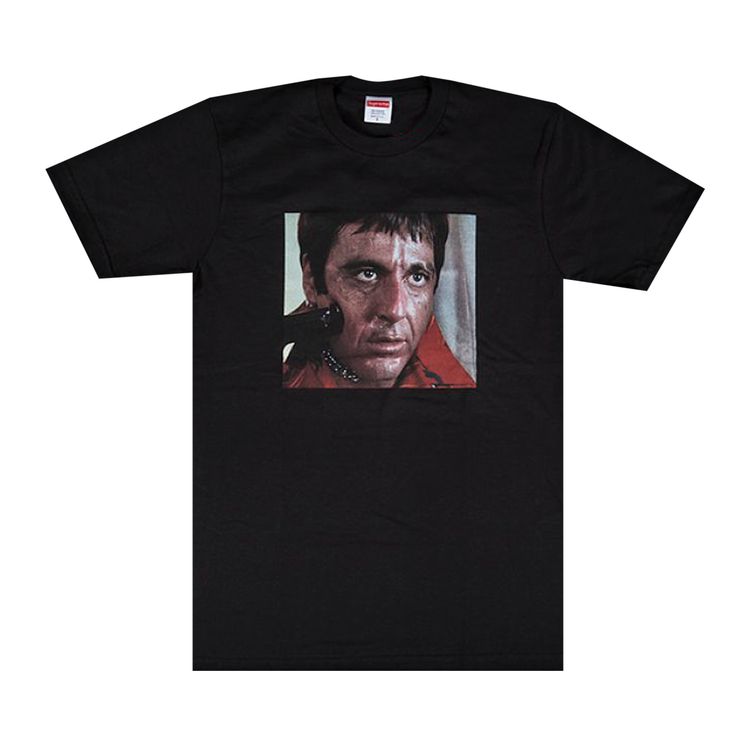 Buy Supreme Scarface Shower Tee 'Black' - FW17T7 BLACK | GOAT