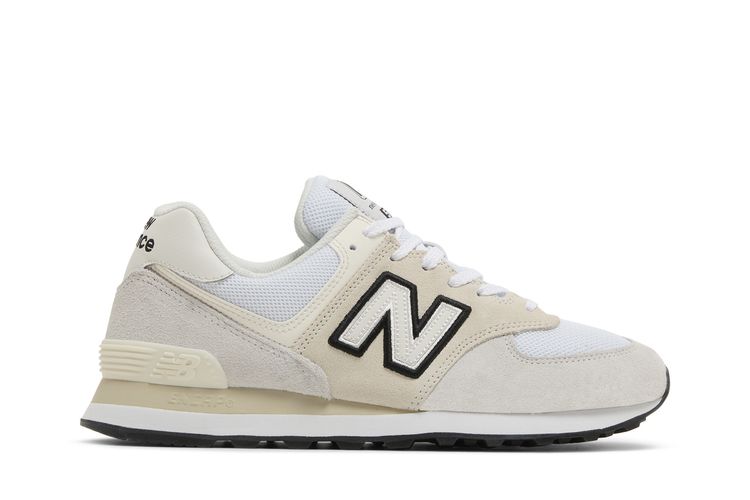 Buy New Balance 574 'White Black' - U574WB2 | GOAT