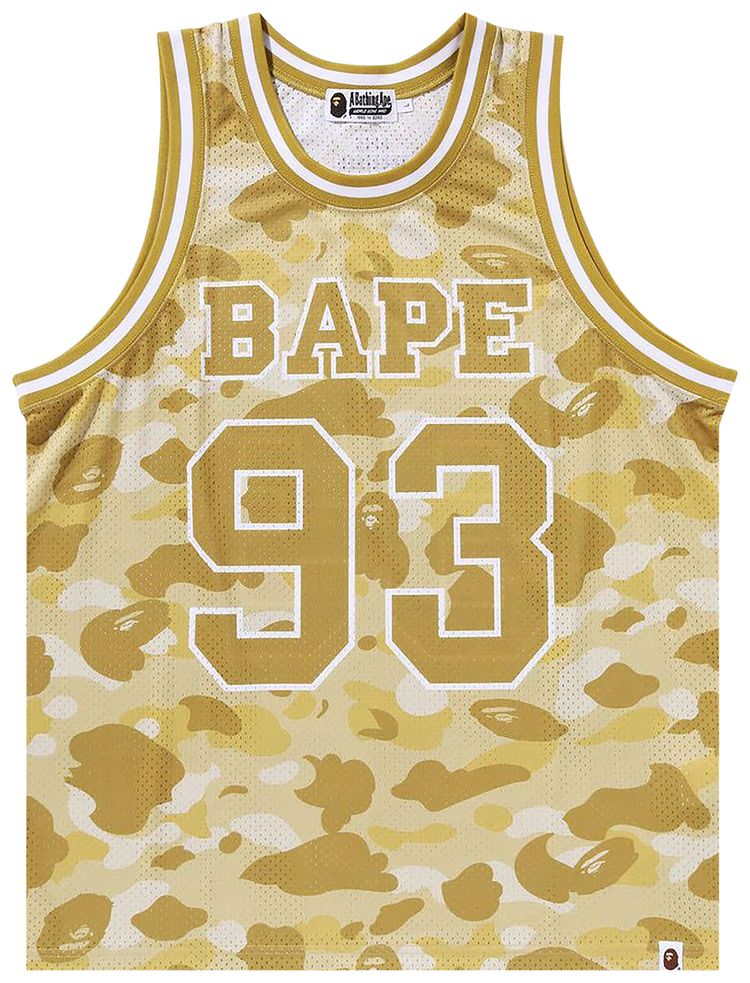 Buy BAPE Color Camo Basketball Tank Top 'Yellow' - 1K30 108 001 YELLOW ...