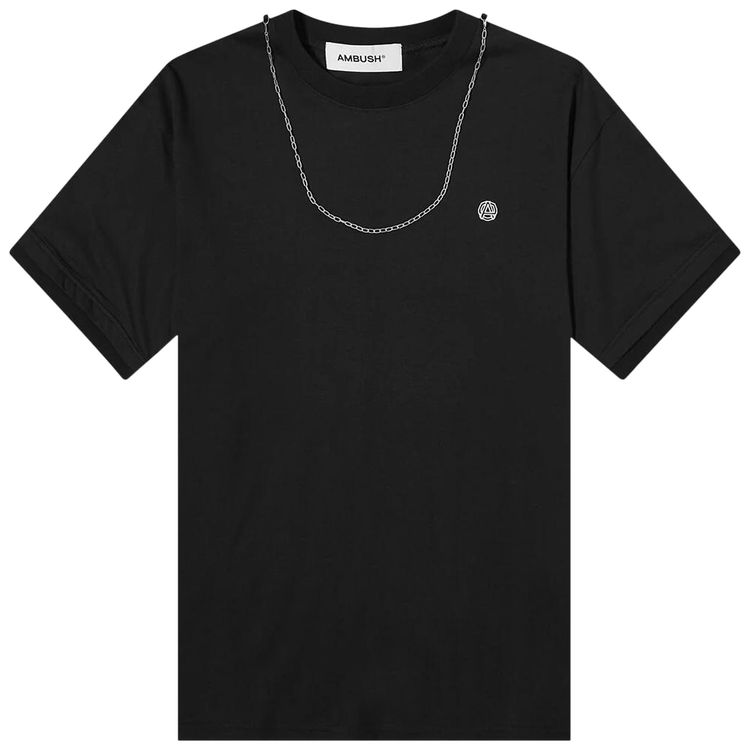 Buy Ambush Chain T-Shirt 'Black' - BMAA010S22JER0011010 | GOAT