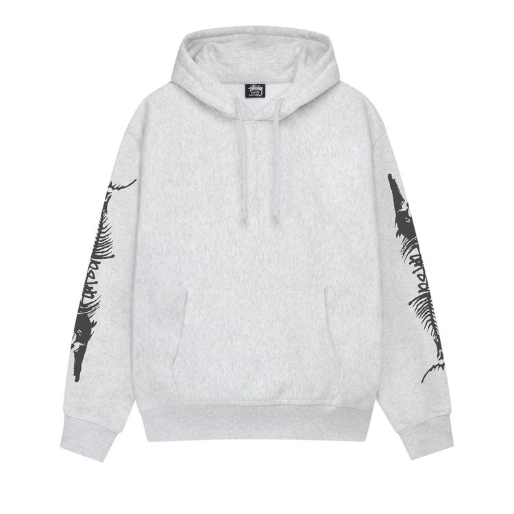Buy Stussy Barracuda Hoodie 'Ash Heather' - 1925065 ASH | GOAT