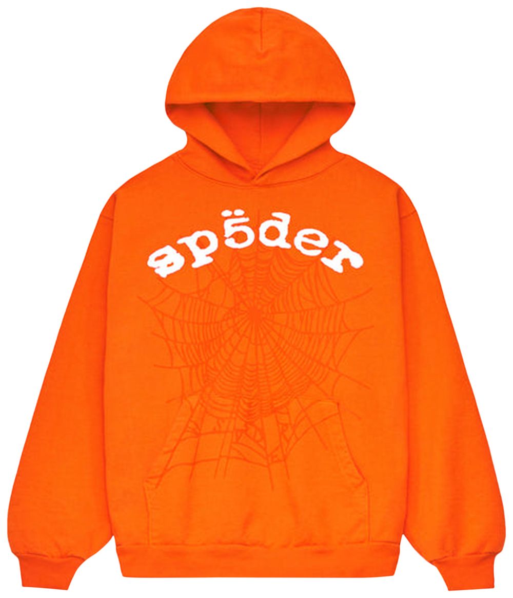 Buy Sp5der Legacy Hoodie 'Orange' - M01SS001W2OW | GOAT