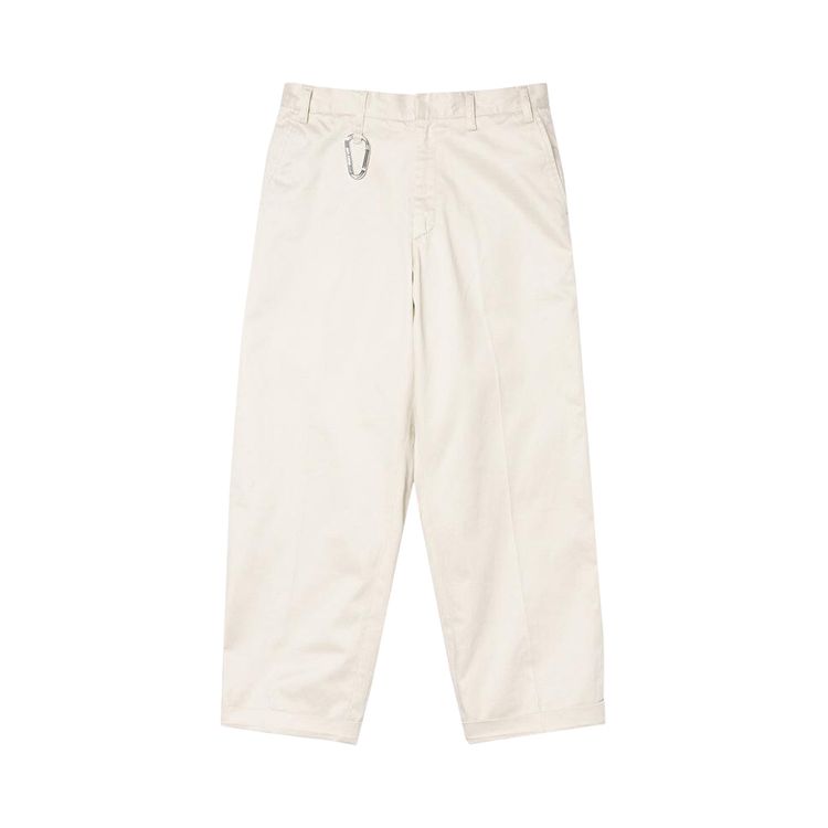 Buy Human Made Wide Cropped Pants 'White' - HM27PT005 WHIT | GOAT