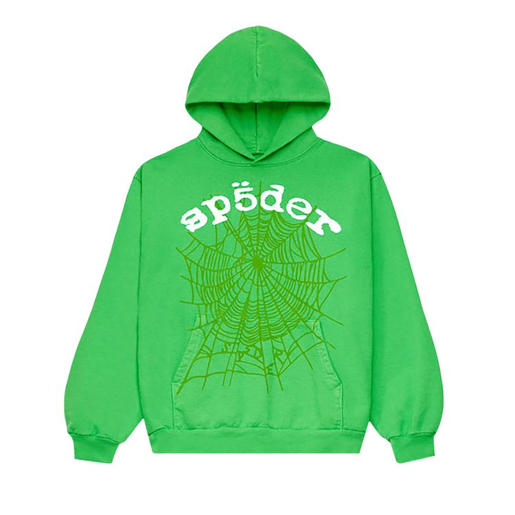 Buy Sp5der Legacy Hoodie 'Green' - M01SS001W2GW | GOAT