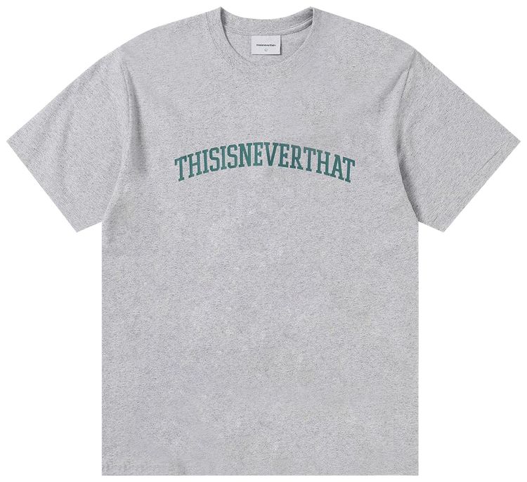 Buy thisisneverthat Arch Logo Tee 'Heather Grey' - TN240TTSST04 HEAT | GOAT