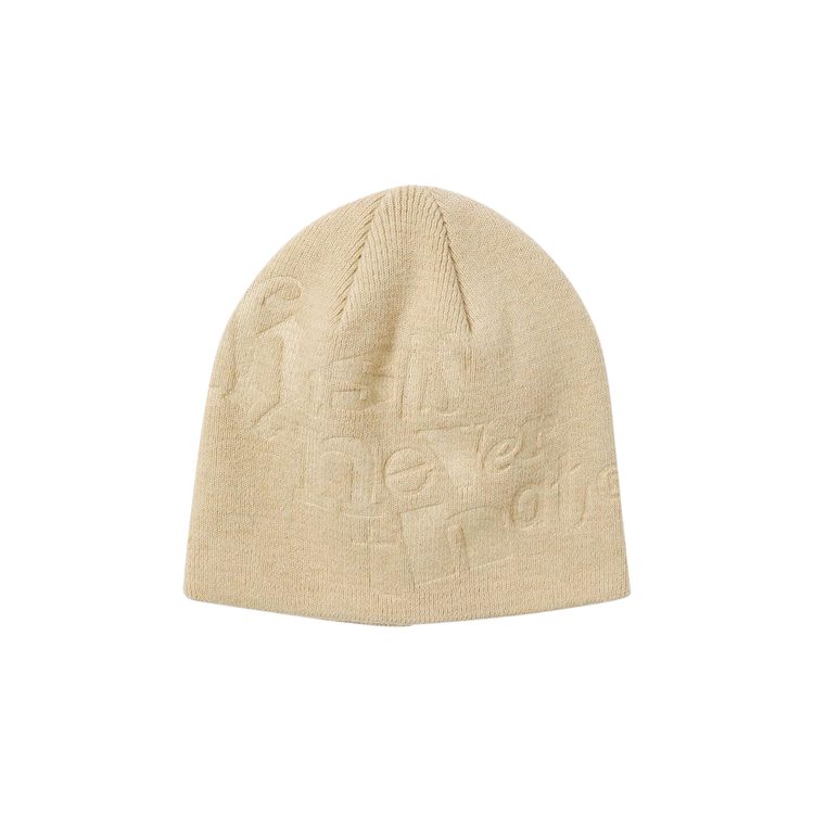 Buy thisisneverthat Debossed No Cuff Beanie 'Beige' - TN241KHWBE01 BEIG ...
