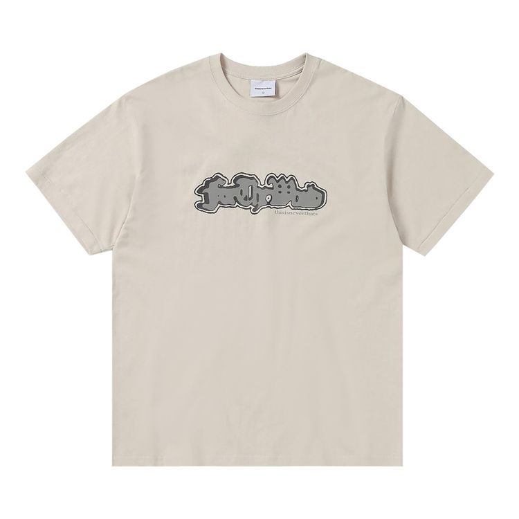 Buy thisisneverthat FTW Reflective Tee 'Beige' - TN241TTSST21 BEIG | GOAT
