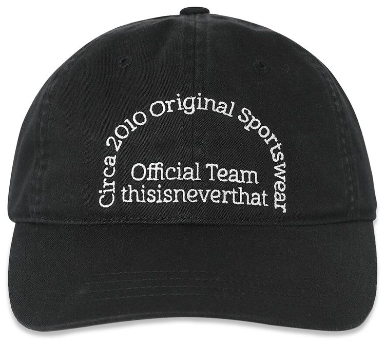 Buy thisisneverthat TNT Team Cap 'Black' - TN241WHWBC15 BLAC | GOAT