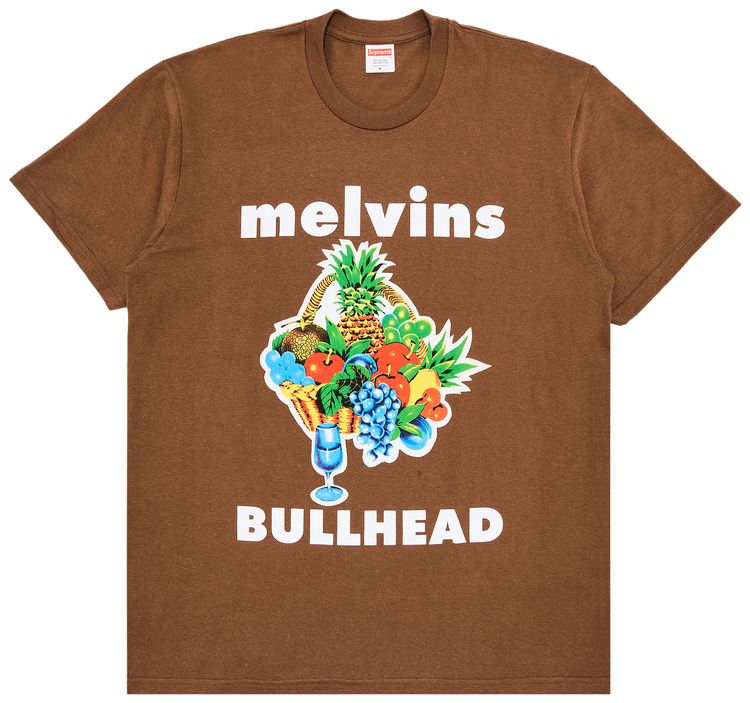 Buy Supreme x Melvins Bullhead Tee 'Brown' - SS24T11 BROWN | GOAT UK