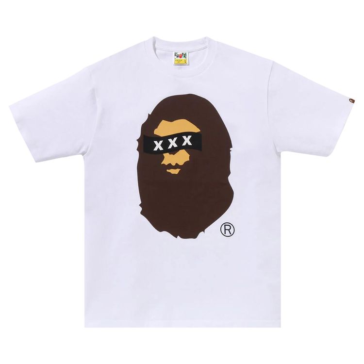 Buy BAPE x God Selection XXX Ape Head Tee 'White' - 1K23 110 903 WHITE ...