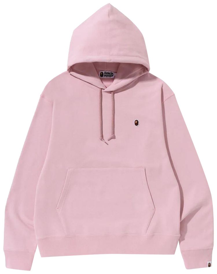 Buy Bape Ape Head One Point Relaxed Fit Pullover Hoodie Pink 1j30