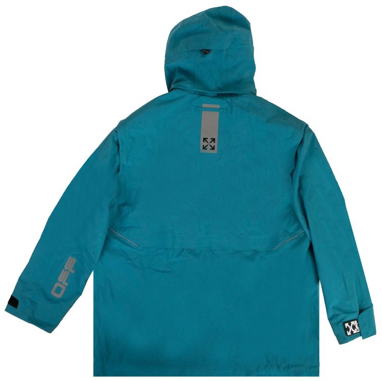 Buy Off-White Technical Shell Jacket 'Blue' - OMKI005R20G390043991 | GOAT