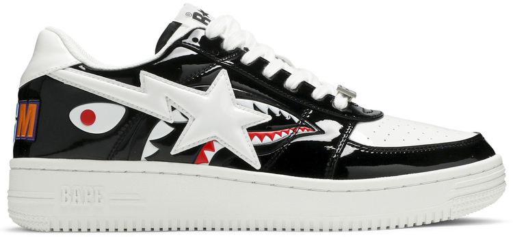Buy Bapesta Low M1 'Shark Face - Black' - 1G80191009 BLK | GOAT