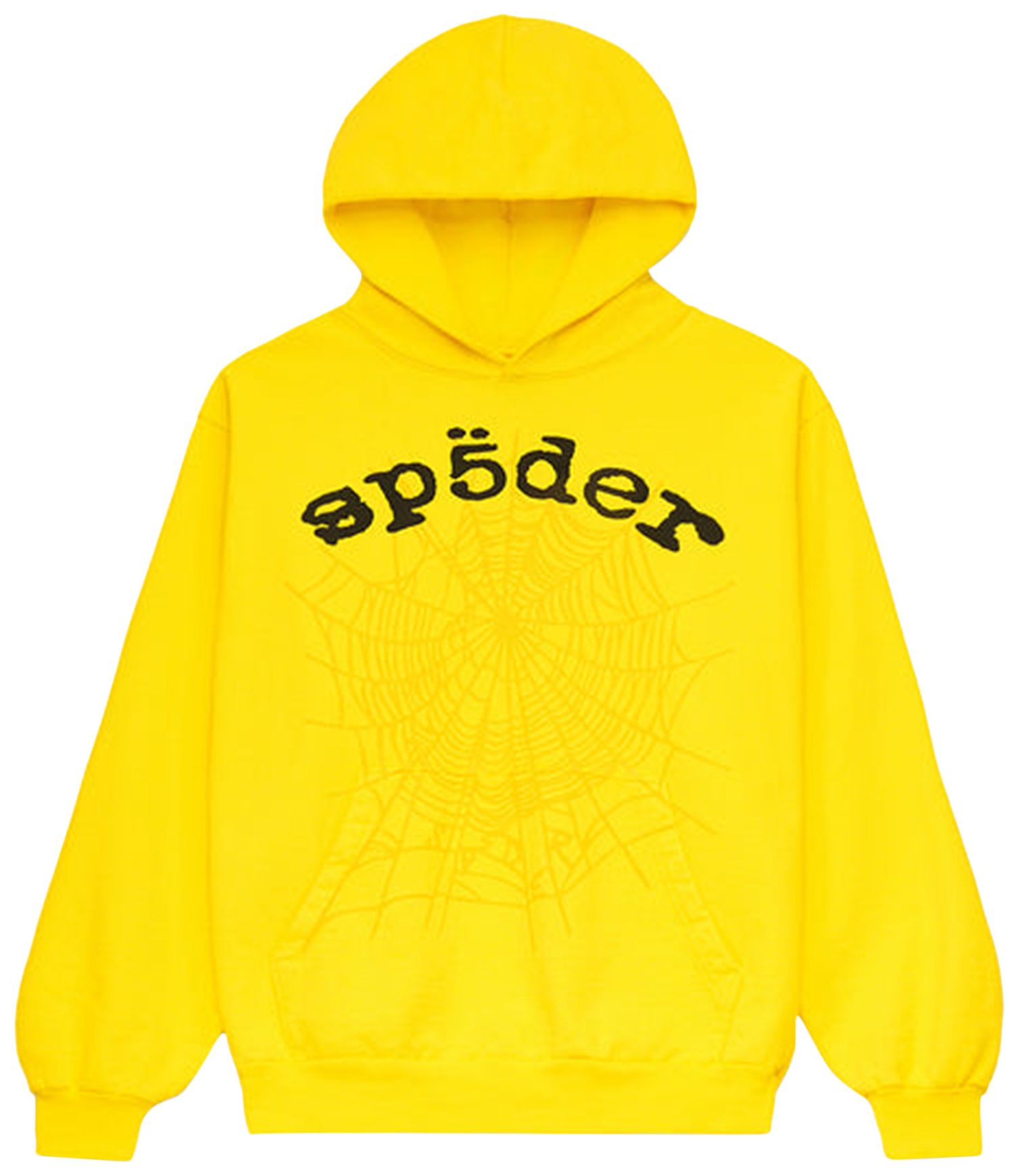 Buy Sp5der Legacy Hoodie 'Yellow' - M01SS001W2YB | GOAT