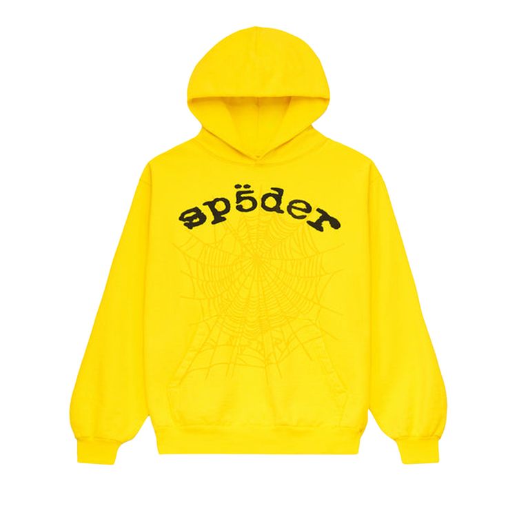 Buy Sp5der Legacy Hoodie 'Yellow' - M01SS001W2YB | GOAT CA