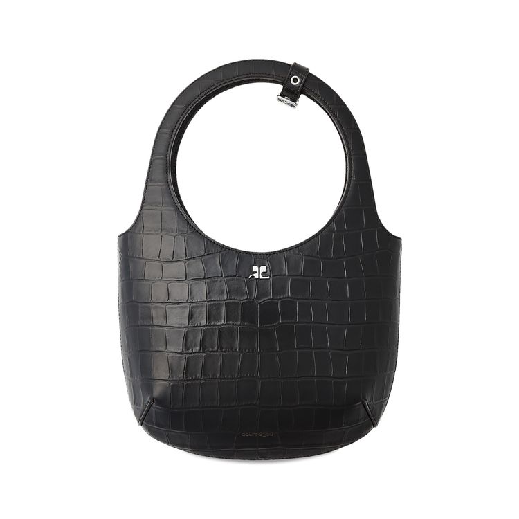 Buy Courrèges Holy Croco Stamped Bag 'Bark' - 224GSA102CR0060 | GOAT IT