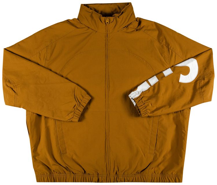 Buy Supreme Spellout Track Jacket 'Dark Gold' - SS21J59 DARK GOLD | GOAT