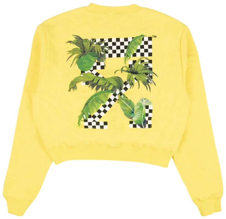 Buy Off-White Racing Crewneck Sweatshirt 'Yellow ...
