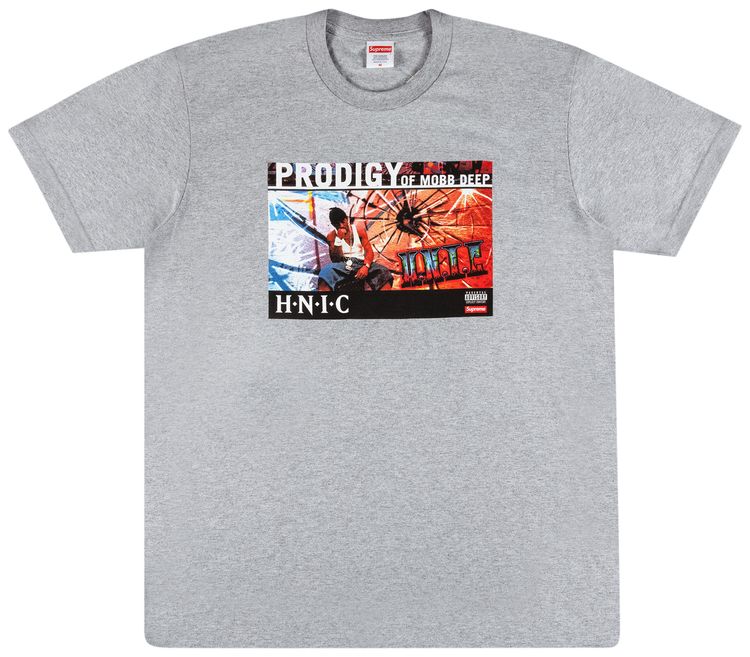 Buy Supreme HNIC Tee 'Heather Grey' - SS21T25 HEATHER GREY | GOAT