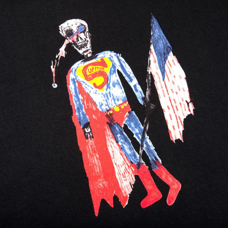 Buy Supreme Skeleton Tee 'Black' - SS21T40 BLACK | GOAT