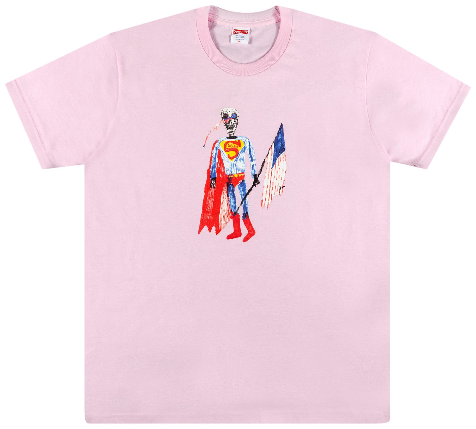 Buy Supreme Skeleton Tee 'Light Pink' - SS21T40 LIGHT PINK | GOAT