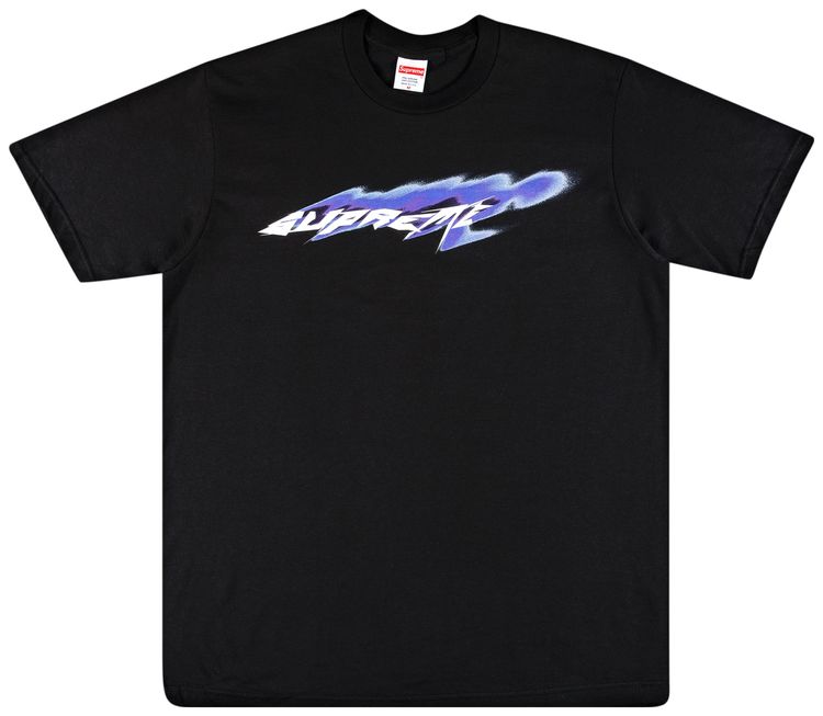 Buy Supreme Wind Tee 'Black' - SS21T14 BLACK | GOAT