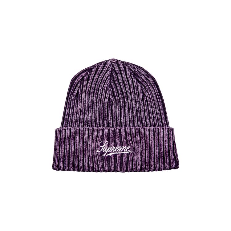 Buy Supreme Bleached Rib Beanie 'Purple' - SS21BN9 PURPLE | GOAT
