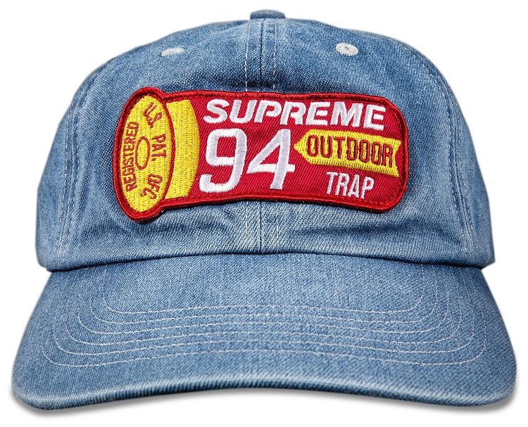 Buy Supreme Shell Patch 6-Panel 'Denim' - SS21H33 DENIM | GOAT