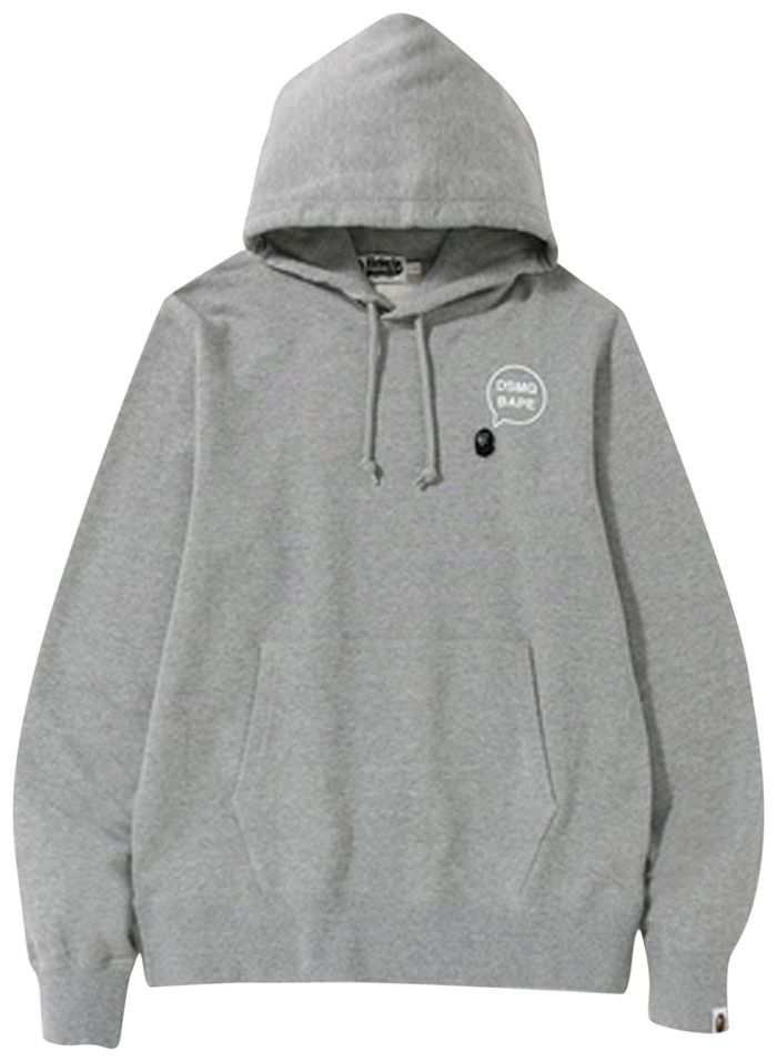 Buy BAPE x DSMG Pullover Hoodie 'Grey' - 1F22 114 018 GREY | GOAT