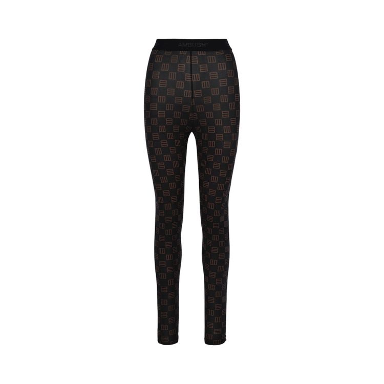 Buy Ambush Monogram Leggings 'Black' - BWCD006S22JER0011064 | GOAT AE