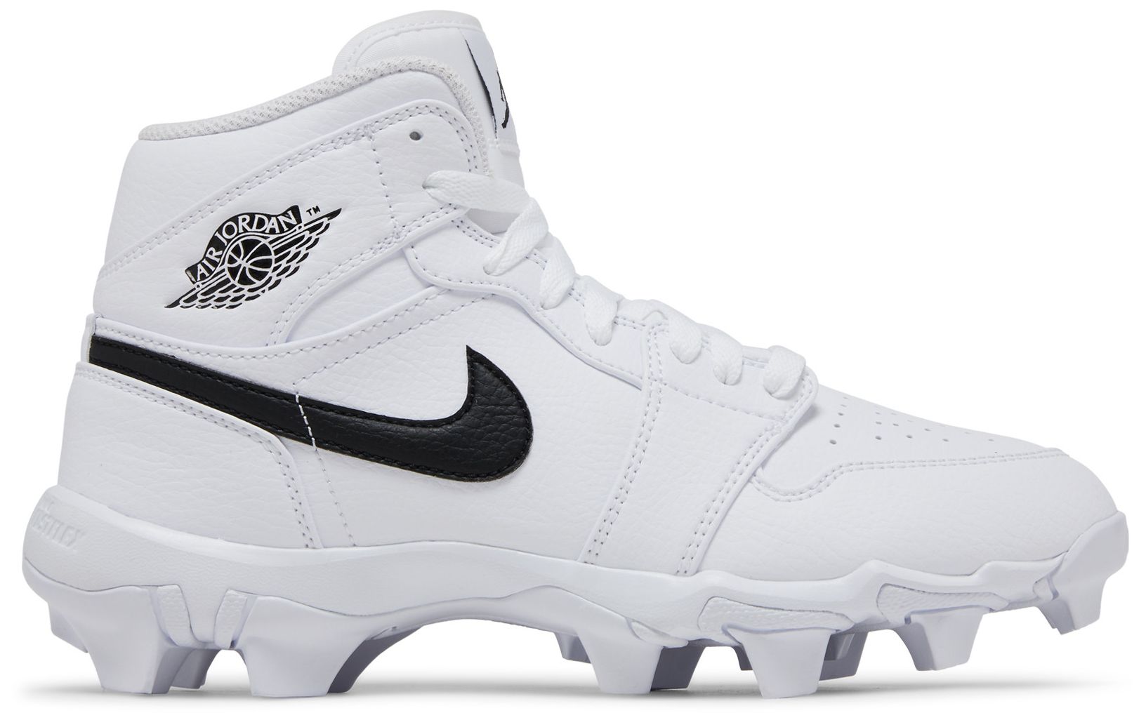 Buy Air Jordan 1 Mid Cleat GS 'White Black' - HF6883 100 | GOAT